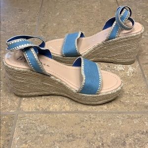 Matisse | Shoes | Matisse Denim Wedge Espadrilles | Poshmark